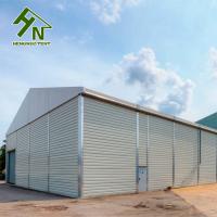 China 18x25m Inflaming Retarding Aluminum Frame Tent Temporary Industrial Canopy for sale