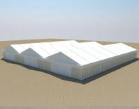China Storage Waterproofing Large Aluminum Frame Tent DIN4102 B1 M2 for sale