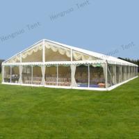 China SGS Certified 40*100ft Waterproof Garden Marquee Aluminum Frame 500 People Capacity for sale