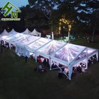 China Customized Waterproof PVC Clear Roof Marquee Tent 15x20 For Commercial Events for sale