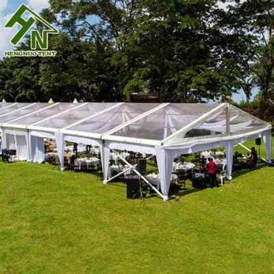 China Customized Waterproof PVC Clear Roof Marquee Tent 15x20 For Commercial Events for sale