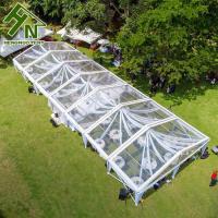 China Fireproof Outdoor Event Tent Clear Wedding Marquee Hot-DIP Galvanized Frame for sale
