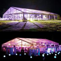 China Aluminium Structure 300 People Glass Marquee Tent Anti Rust Surface for sale