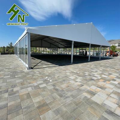 China Aluminium Structure 300 People Glass Marquee Tent Anti Rust Surface for sale