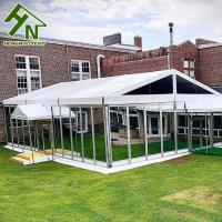 China Aluminum Profile Exhibition Glass Marquee Tent Strong Work Construction for sale