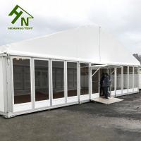 China Aluminum Profile Exhibition Glass Marquee Tent Strong Work Construction for sale
