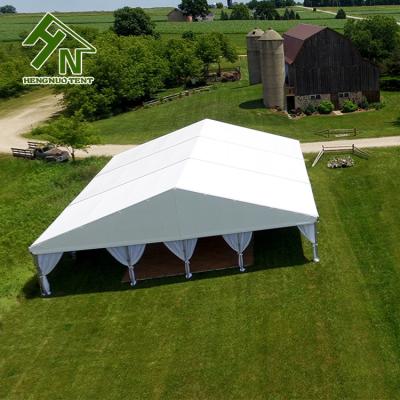 China SGS Certified 40*100ft Waterproof Garden Marquee Aluminum Frame 500 People Capacity for sale