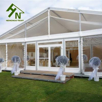 China Fireproof Outdoor Event Tent Clear Wedding Marquee Hot-DIP Galvanized Frame for sale