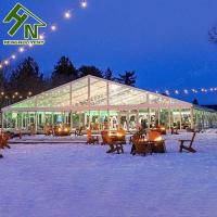 China PVC Top Luxury SGS Outdoor Aluminum Glass Marquee Tent For Catering Event for sale
