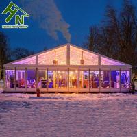 China PVC Top Luxury SGS Outdoor Aluminum Glass Marquee Tent For Catering Event for sale
