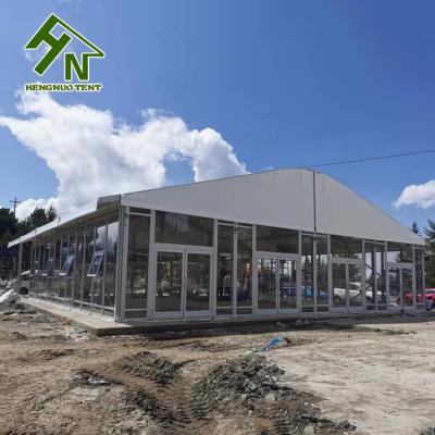 China Luxury Arcum Aluminum Structure Tent 4m High Outdoor Event White PVC Tent for sale
