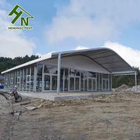 China Luxury Arcum Aluminum Structure Tent 4m High Outdoor Event White PVC Tent for sale