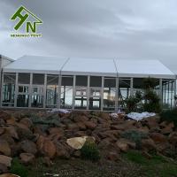China Australia 10x15m 100-150 Person Glass Marquee Tent Side Walls Included for sale