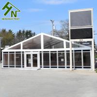 China Luxury Style Outdoor 30x50 Frame Tent PVC Wall With Lining Decoration for sale