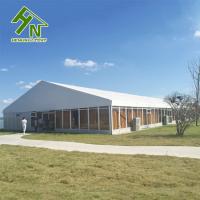 China 1000 People Large Outdoor 20x50 Party Tent Church Event With Glass Walls for sale