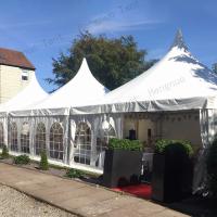 China 10 X 10 Ft Outdoor Pagoda Event Tent Garden Party PVC Side Walls for sale