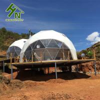 China Customized Size Cheap Outdoor Desert Geodesic Camping Dome Tent for sale
