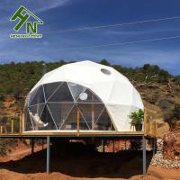 China Customized Size Cheap Outdoor Desert Geodesic Camping Dome Tent for sale