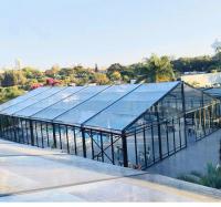 China 20*50m Aluminum Party Tent Metal Frame Polyvinyl Chloride A Shape Marquee for sale