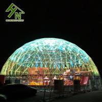 China Transparent Big Dome Tent Outdoor Diameter 30m Galvanised Steel Frame for sale