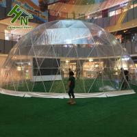 China Outdoor Shelter Plastic Big Dome Tent For Promotion Events Diameter 45m for sale