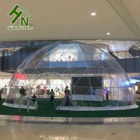 China Outdoor Shelter Plastic Big Dome Tent For Promotion Events Diameter 45m for sale
