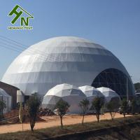 China Diameter 35m Plastic Big Igloo Dome Tent 800-1000 Person Restaurant for sale