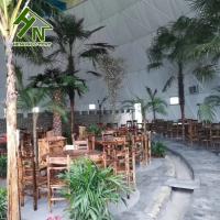 China Diameter 35m Plastic Big Igloo Dome Tent 800-1000 Person Restaurant for sale