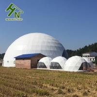 China Diameter 35m Plastic Big Igloo Dome Tent 800-1000 Person Restaurant for sale