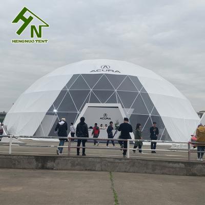 China Diameter 20m White Dome Shaped Tent For Car Show Party Events SGS Certification for sale