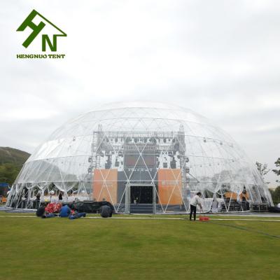 China Diameter 35m Big Dome Tent Anti Rust Surface Outdoor Concert Flame Retardant for sale
