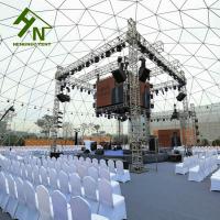 China Diameter 35m Big Dome Tent Anti Rust Surface Outdoor Concert Flame Retardant for sale