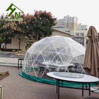 China Factory Price Diameter 4m Transparent Dome Tent For Coffee Room for sale