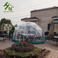 China Factory Price Diameter 4m Transparent Dome Tent For Coffee Room for sale