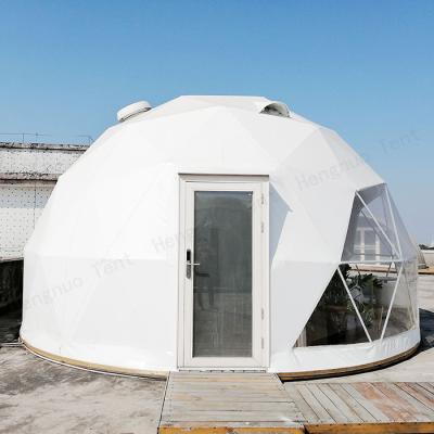 China 6m Diameter Geodesic Winter Party Tent Dome Glamping Resort Hotel Room for sale