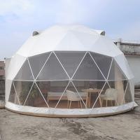China 6m Diameter Geodesic Winter Party Tent Dome Glamping Resort Hotel Room for sale
