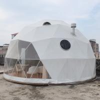 China 6m Diameter Geodesic Winter Party Tent Dome Glamping Resort Hotel Room for sale