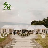 China 20x35m Outdoor Clear Roof Wedding Marquee Tent Croatia Style For 500 Seaters for sale