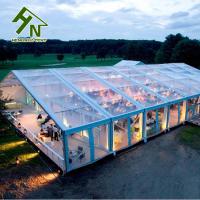 China 10x20m 800 People PVC Fabric Clear Wedding Marquee Tent CE SGS Certification for sale