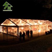 China 10x15m 150 Seater Party Transparent Marquee Tent Heavy Duty PVC Fabric for sale