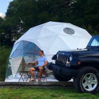 China Garden House Outdoor Igloo Glamping Resort Geodesic Dome Tent For Sale for sale