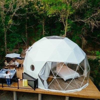 China Garden House Outdoor Igloo Glamping Resort Geodesic Dome Tent For Sale for sale