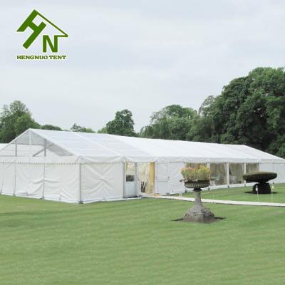 China 60m Wide Large PVC Cover Tent White Canopy Ceremony Events 5m Bay Distance for sale