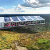 China 20x50m 15HW Hardness Aluminum Frame Tent 200 To 500 People Catering Party for sale