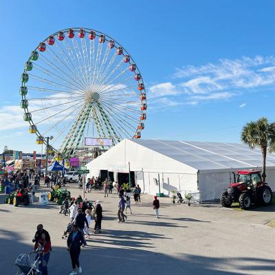 China 6061-T6 Standard 122x68x3mm Aluminum Frame Tent Amusement Park Party Marquee for sale