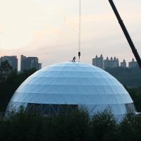 China Large capacity Geodesic Dome Tent For 1000 - 2000 seaters for sale