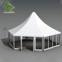 China PVC Side Wall Hexagon Garage Marquee Tent Permanent Structure for sale