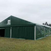 China 25x50m White Durable Outdoor Warehouse Tents Logistics Conservatory for sale