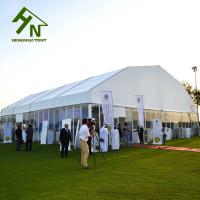 China Aluminum Structure 30x50 Canopy Tent Glass Wall 2000 People Polygon Roof for sale