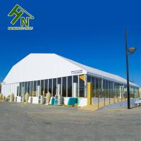 China Aluminum Structure 30x50 Canopy Tent Glass Wall 2000 People Polygon Roof for sale